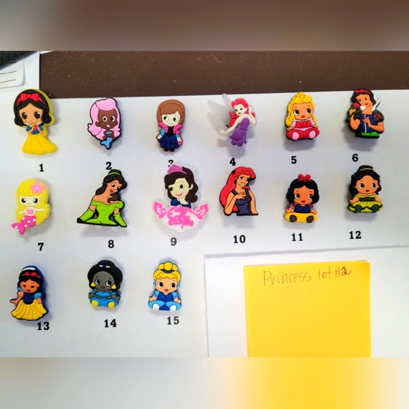 croc | Accessories | Disney Princess Lot 2 Custom Croc Charms You ...
